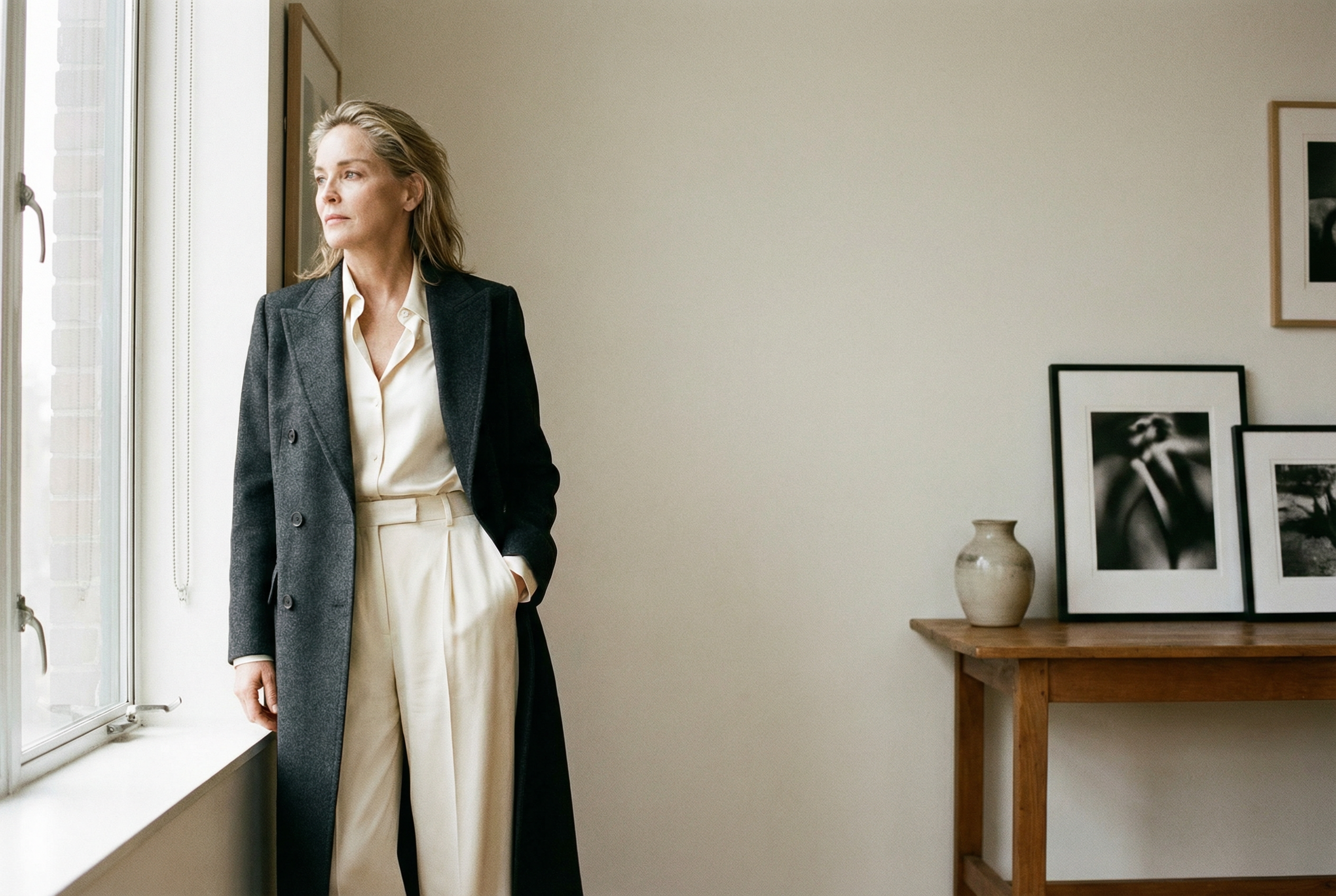 Sharon Stone Neutral Casual Pieces – 7 Top Examples – trophydaughter.com