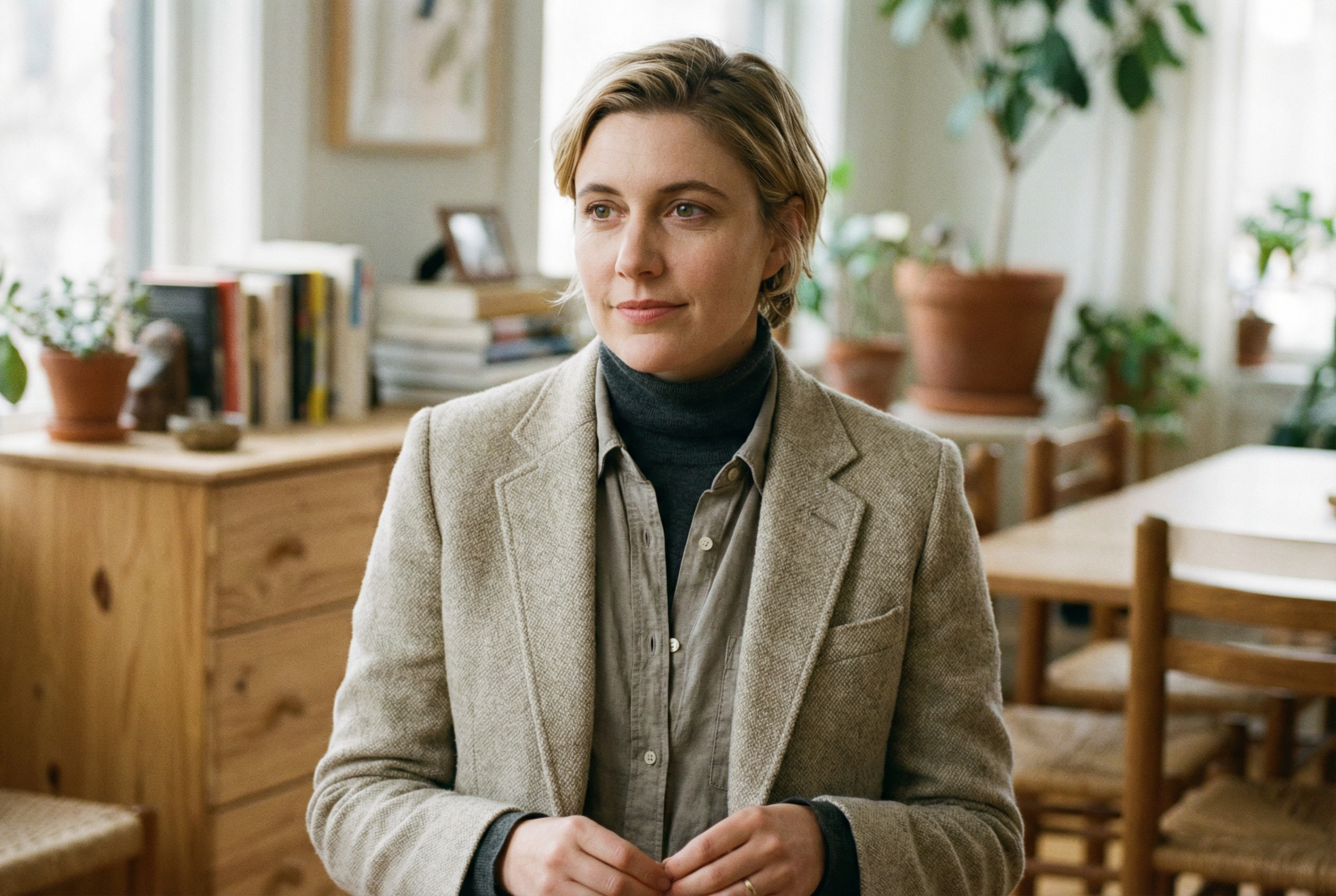 Greta Gerwig Refined Simple Clothing – 7 Top Examples – trophydaughter.com